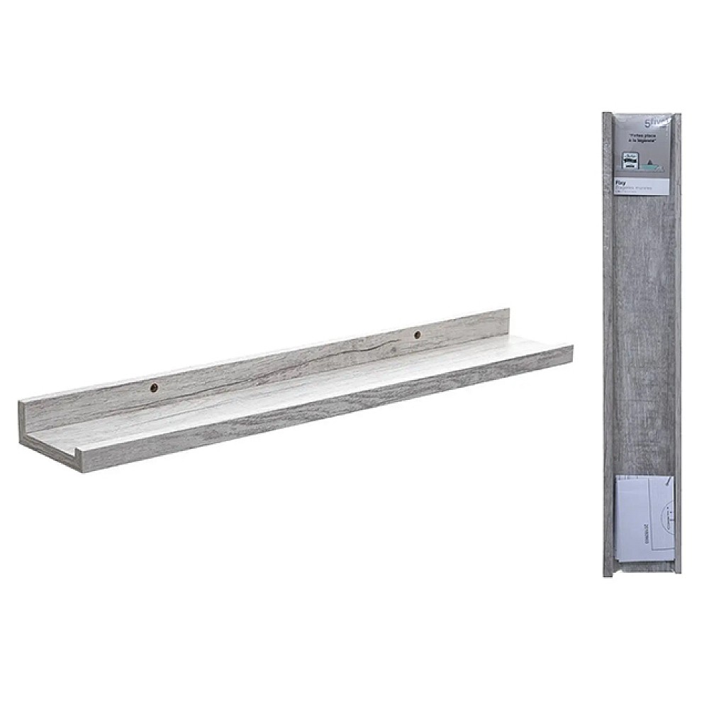 Raft 58X10X4cm Five Fixy, gri, MDF în Moldova. Cumpără acum Raft ...